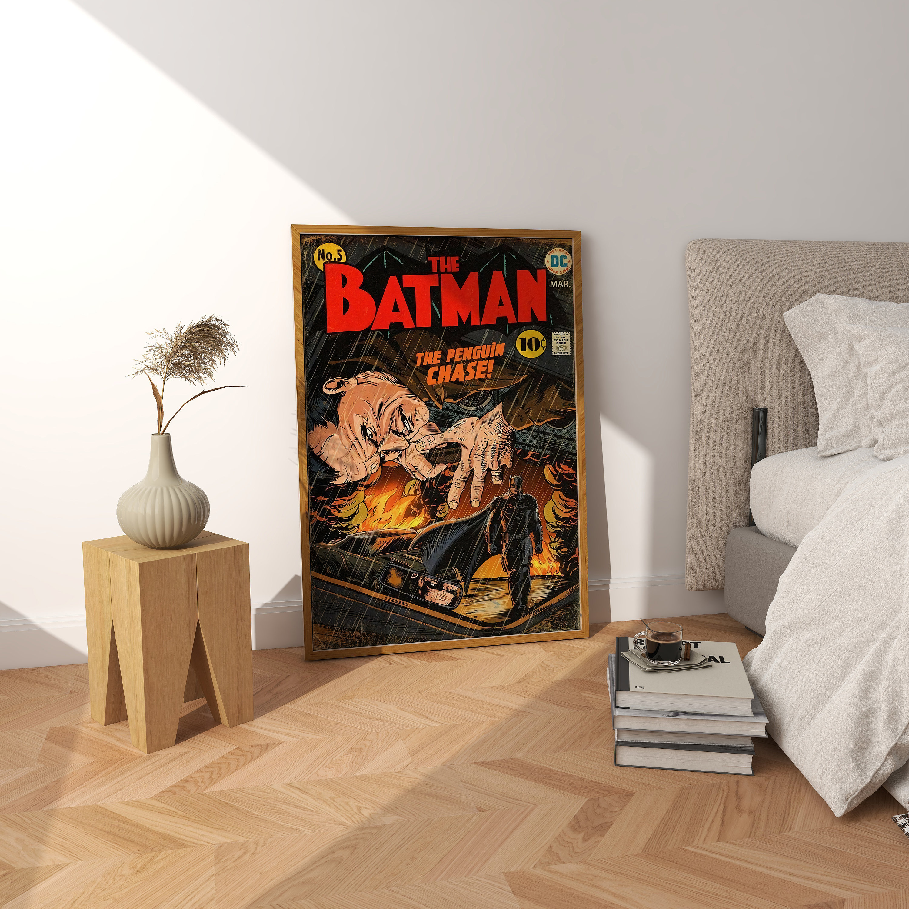 Batman Poster Batman No 5 Comic Poster DC Poster Vintage - Etsy