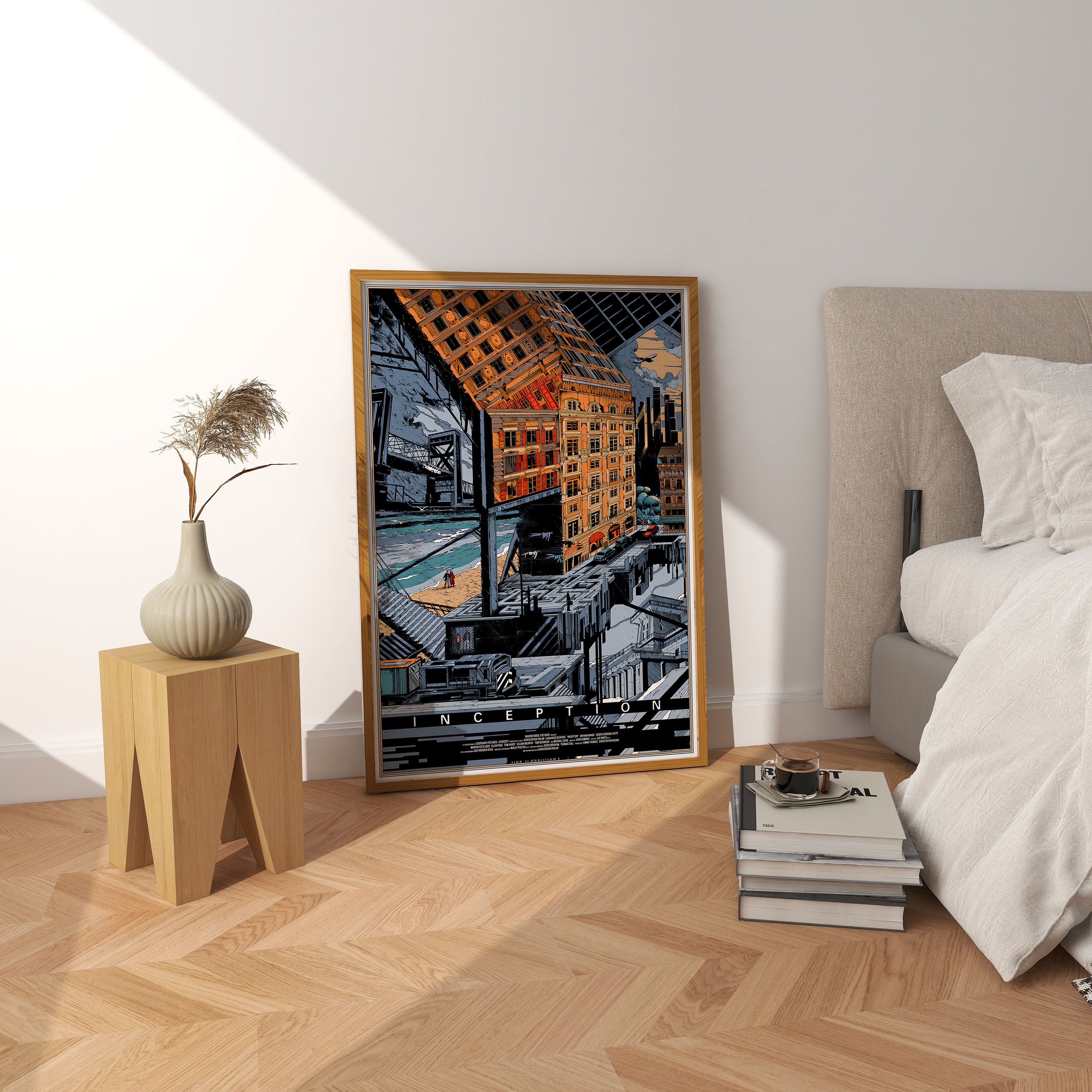 Inception Poster Inception Wall Art Cillian Murphy Poster Christopher ...