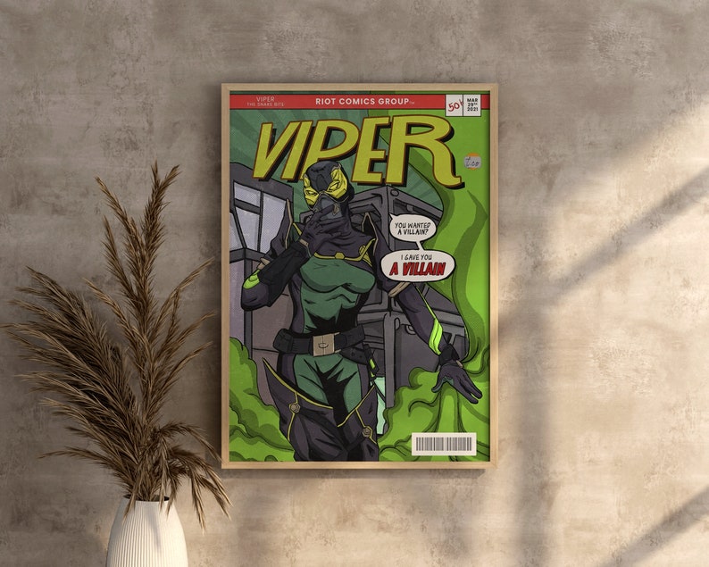 Viper Poster Viper Valorant Poster Valorant Poster Valorant Fan Gift ...