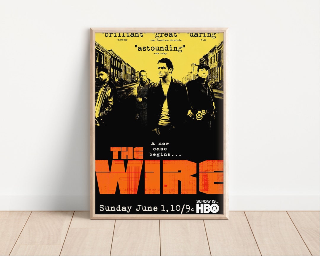 The Wire Poster – TV Show Art Print, David Simon Series - Etsy