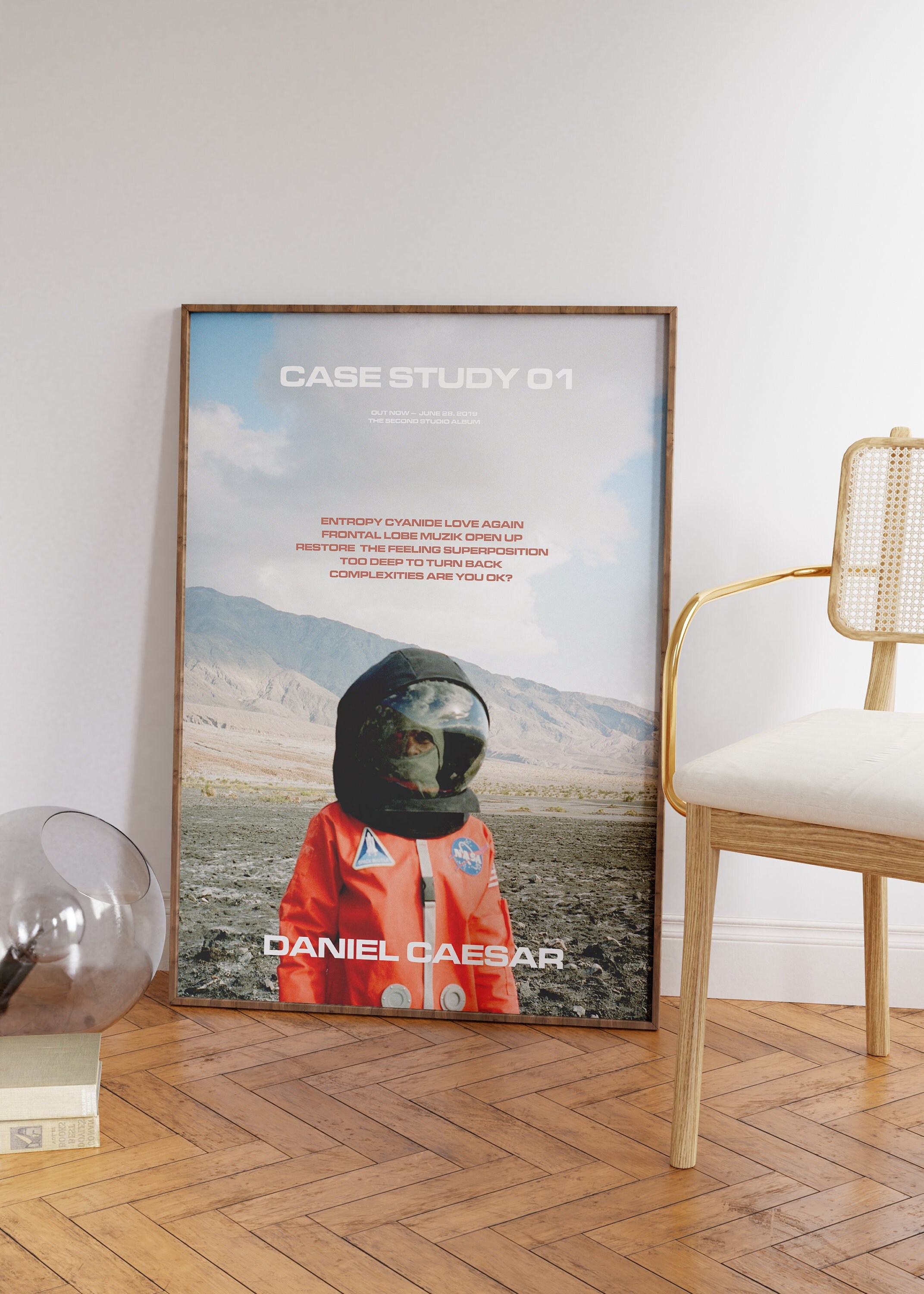 Daniel Caesar Poster - Case Study 01 Poster - Daniel Caesar Album Cover ...
