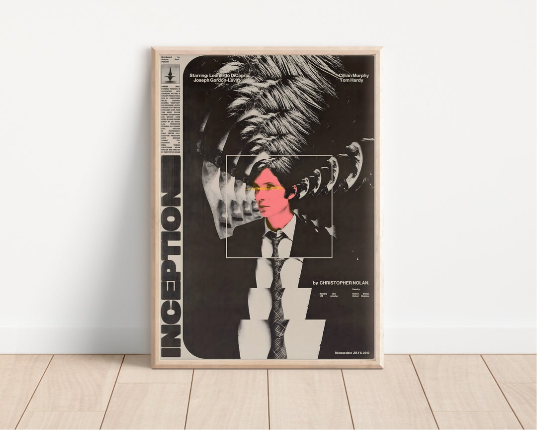 Inception Poster - Inception Wall Art - Cillian Murphy Poster ...