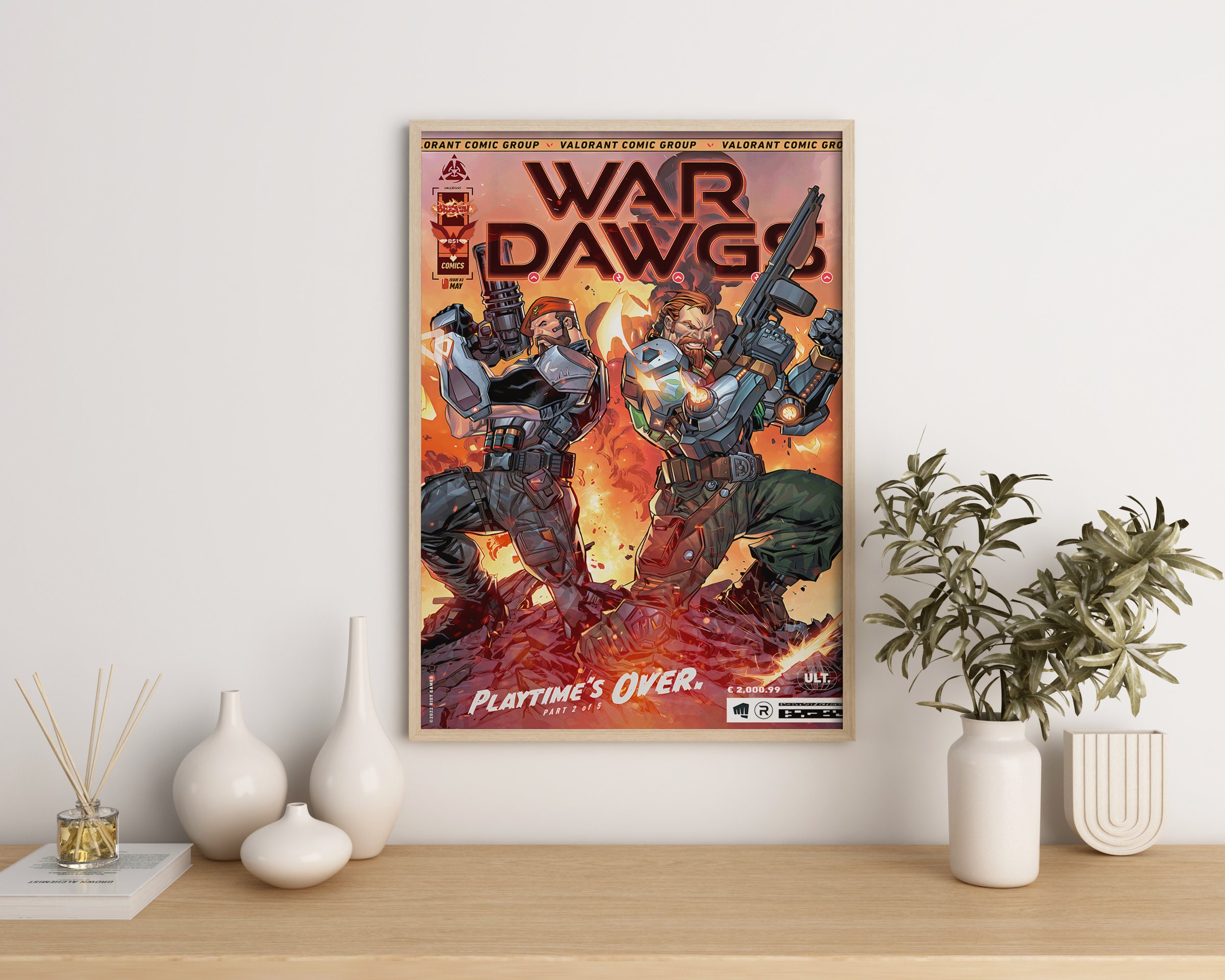 Valorant Comic Poster Valorant War Dawgs Poster Valorant - Etsy Canada