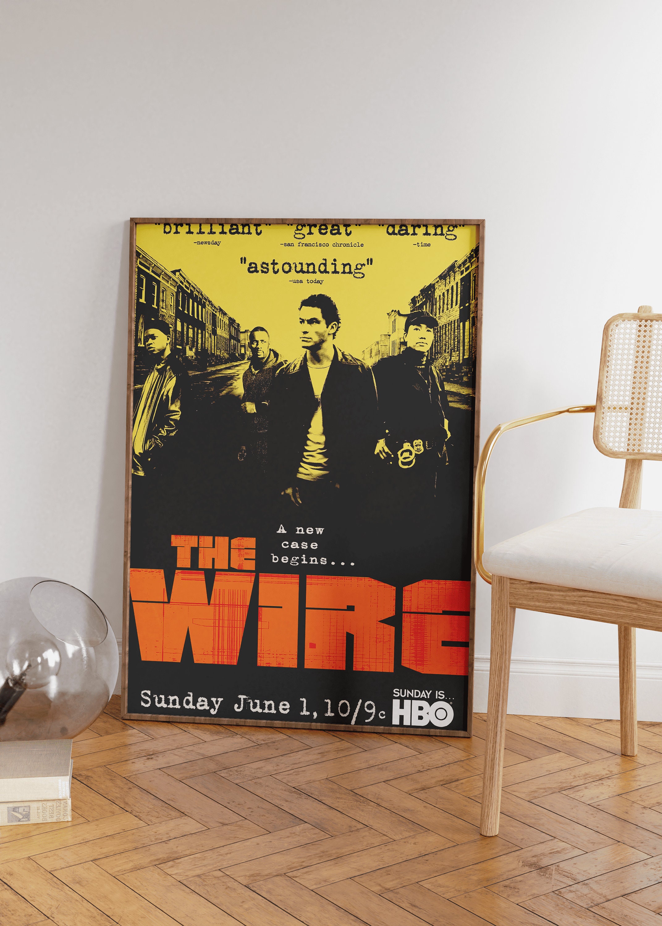 The Wire Poster – TV Show Art Print, David Simon Series - Etsy