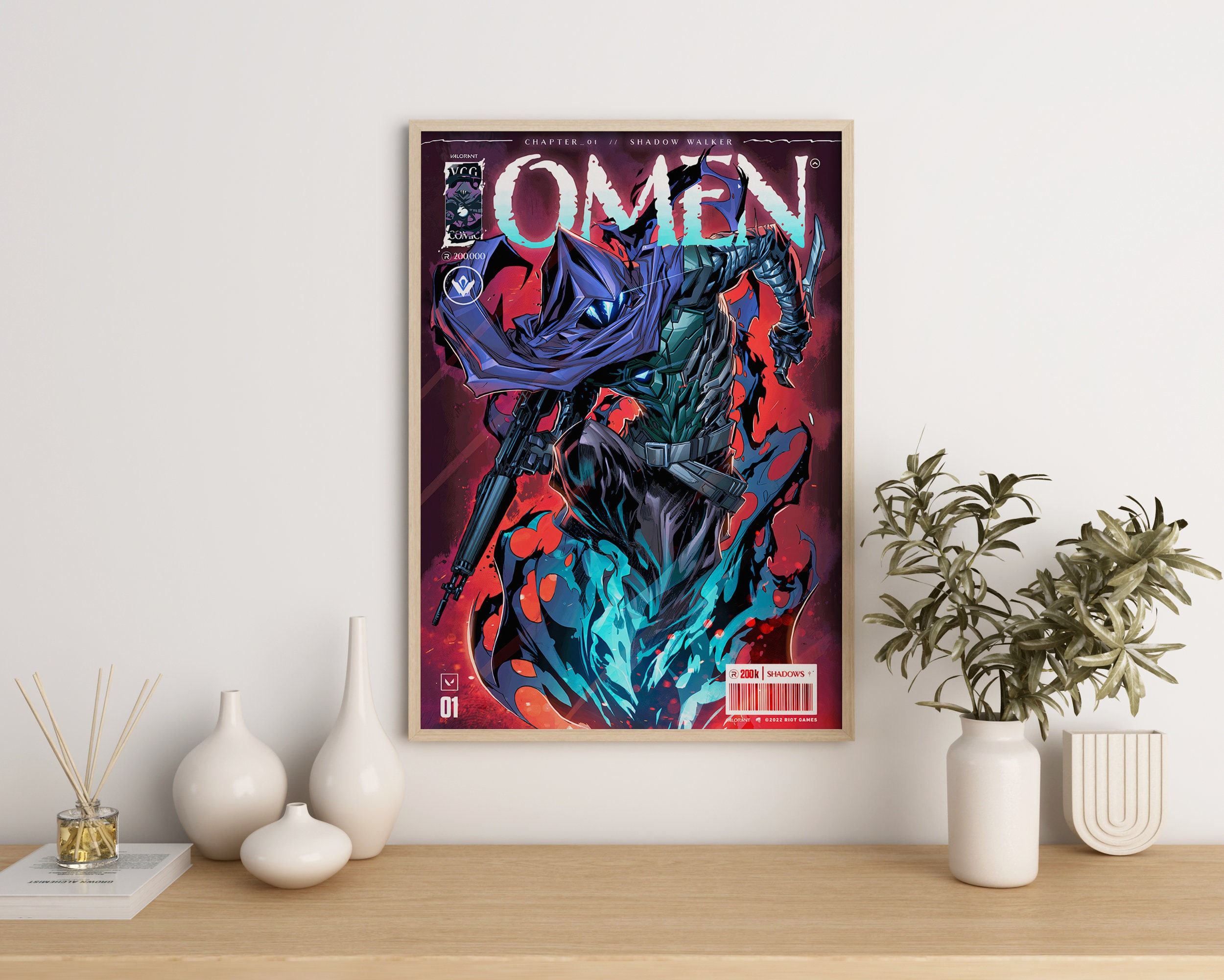 Valorant Comic Poster Valorant Shadow Walker Poster - Etsy Australia