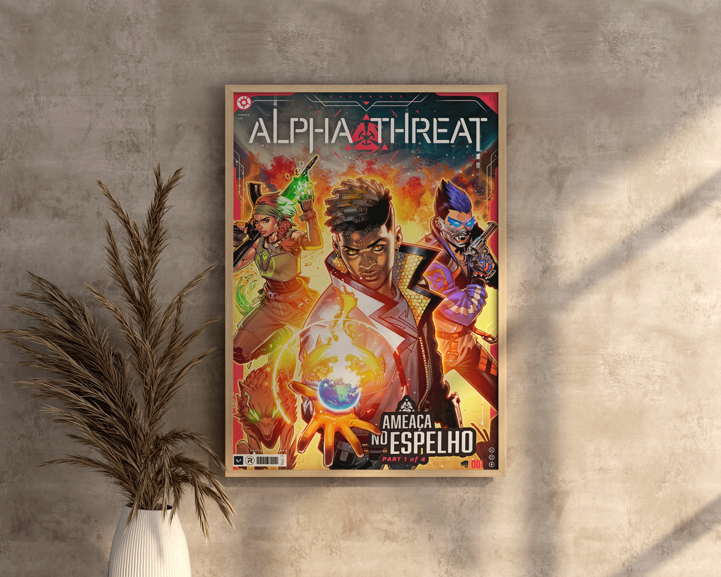 Valorant Comic Poster Valorant Alpha Threat Poster Valorant Phoenix ...