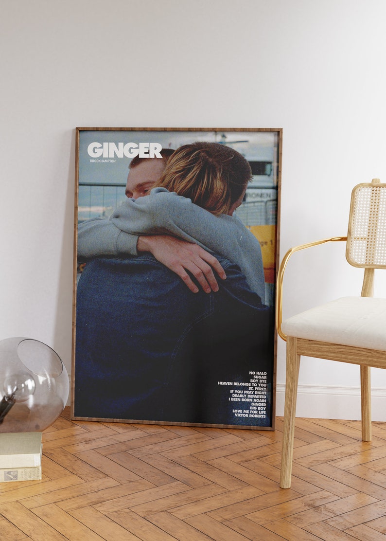 Brockhampton Poster Ginger Album Poster Album Cover Poster Print Wall ...