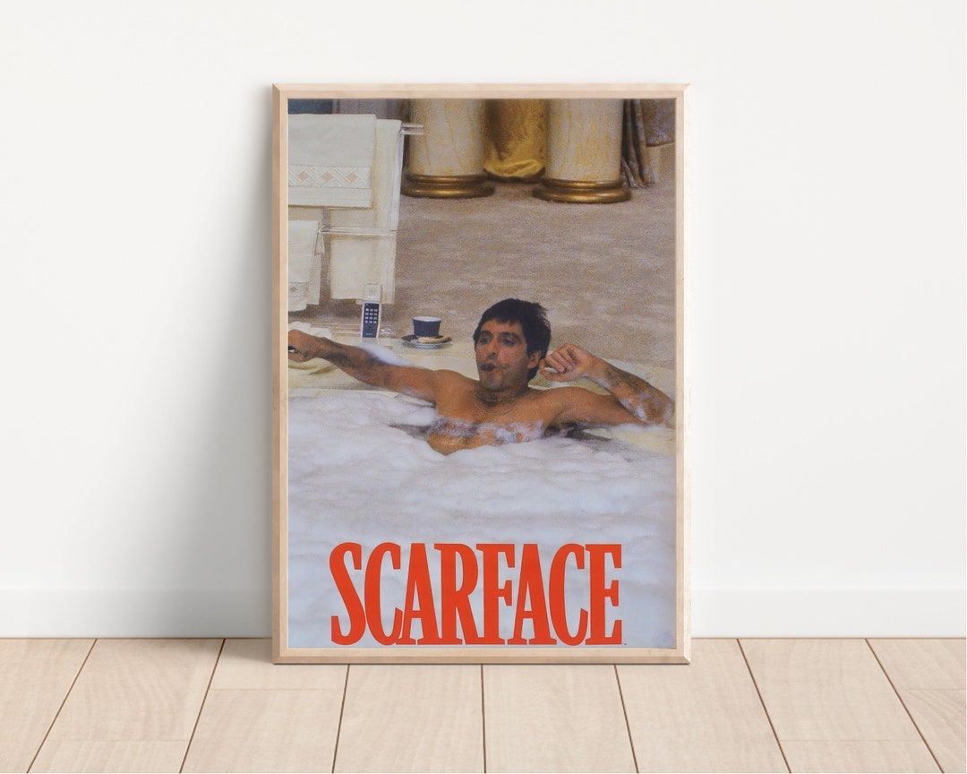 Scarface Movie Poster Scarface Wall Decor Scarface Poster Print Al ...