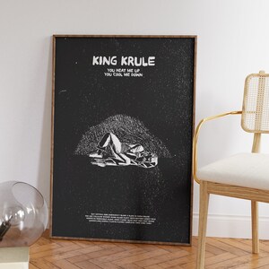 King Krule Poster - You Heat Me Up, You Cool Me Down Album - Poster ...