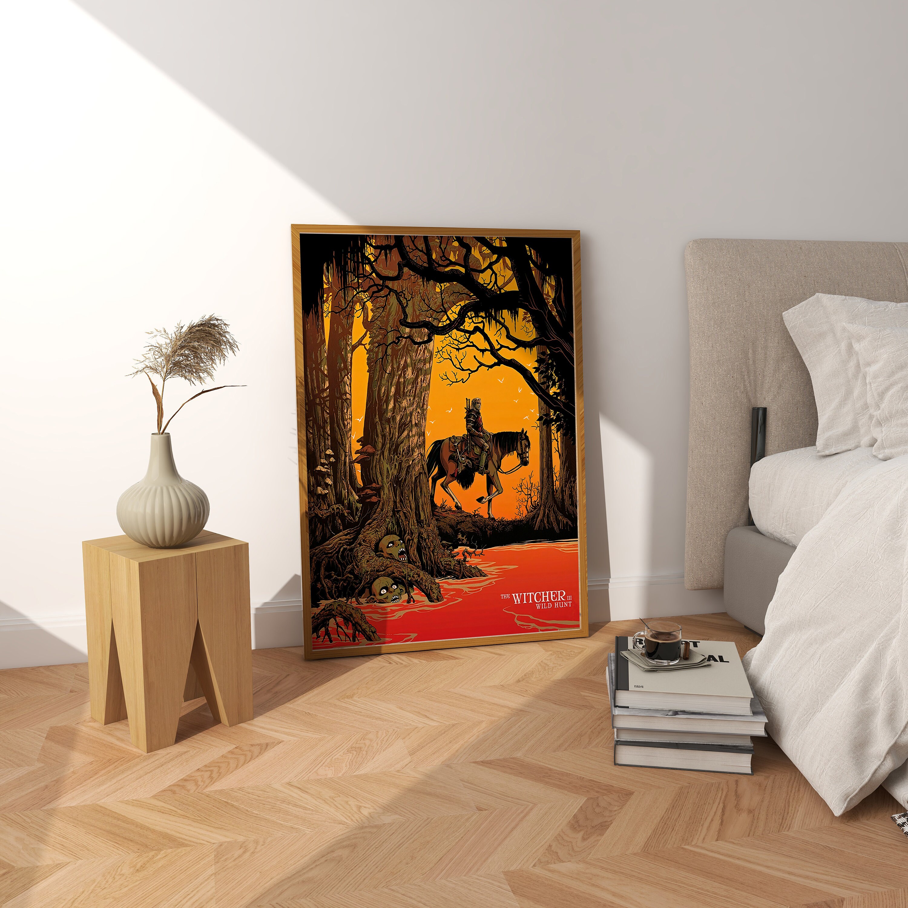 The Witcher 3 Wild Hunt Poster Geralt of Rivia Wall Art Game Poster ...