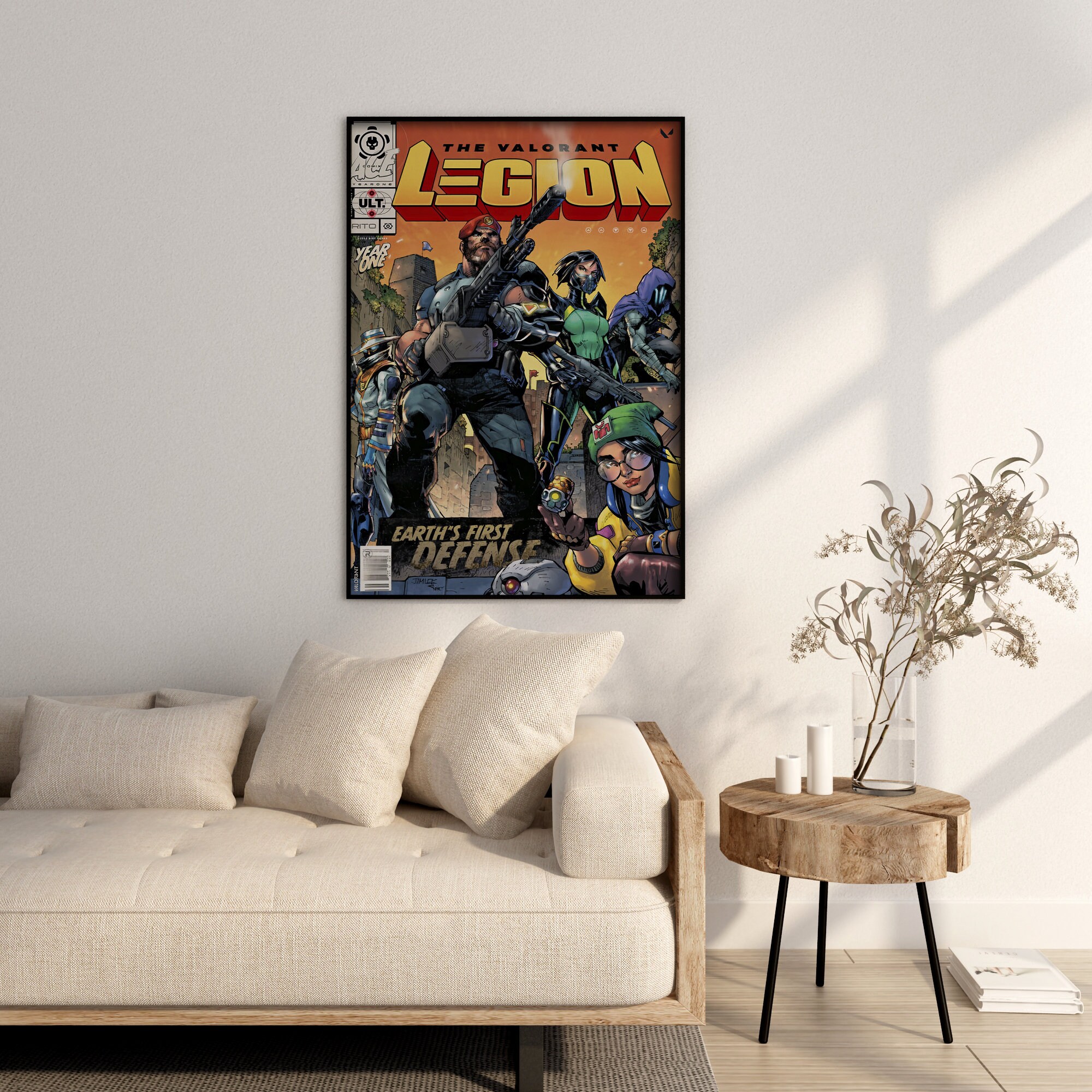 Valorant Comic Poster Valorant Legion Valorant Legion Poster Art Game ...