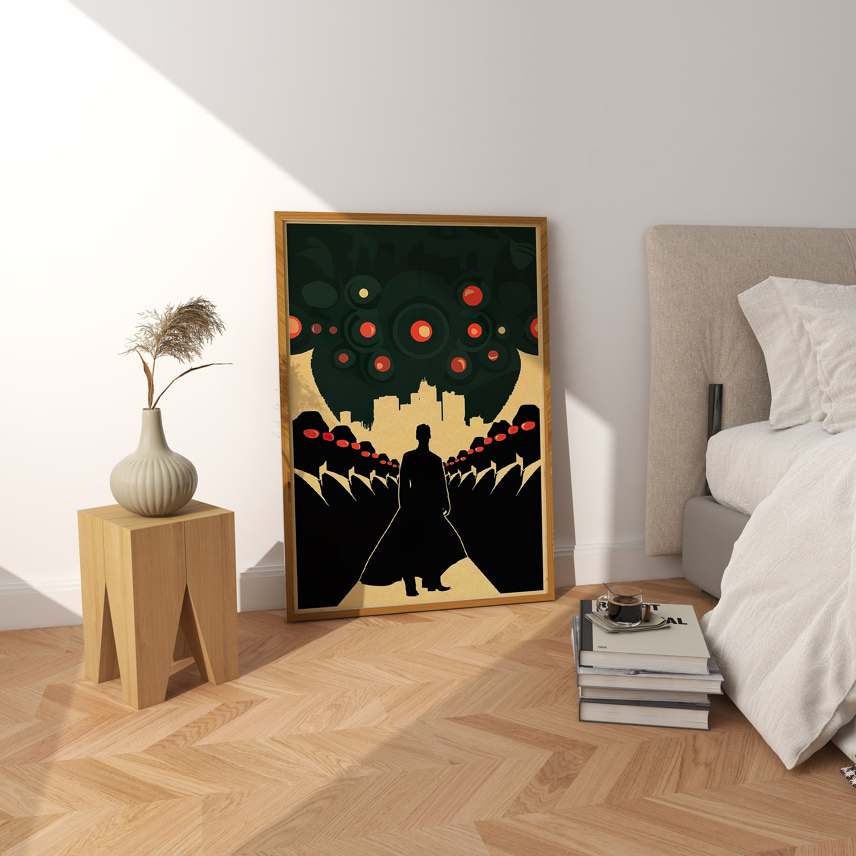 Matrix Poster Matrix Wall Art Keanu Reeves Vintage Matrix Poster Retro ...