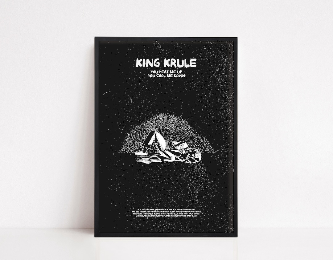 King Krule Poster You Heat Me Up, You Cool Me Down Album Poster Print ...