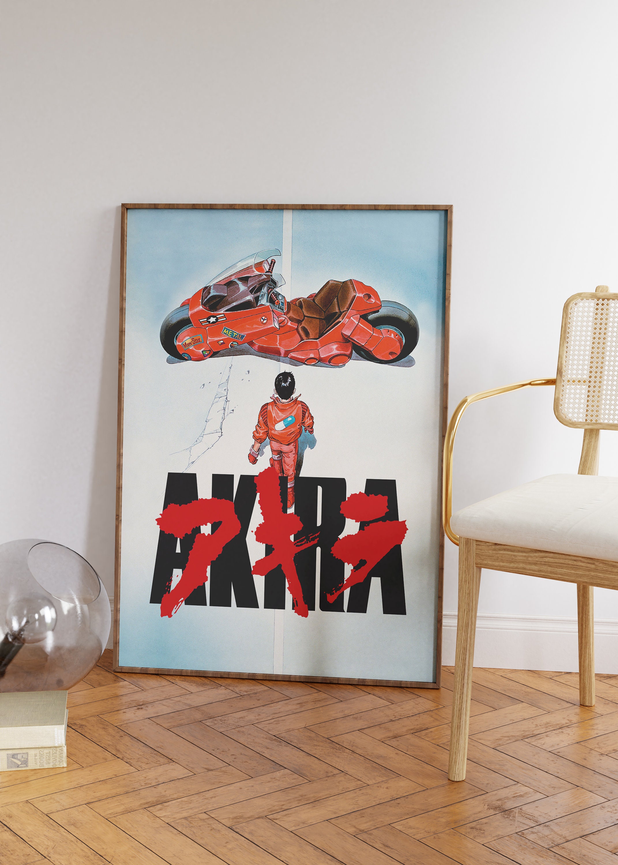 Akira 1988 Movie Poster Anime Film Retro Movie Poster High Quality ...