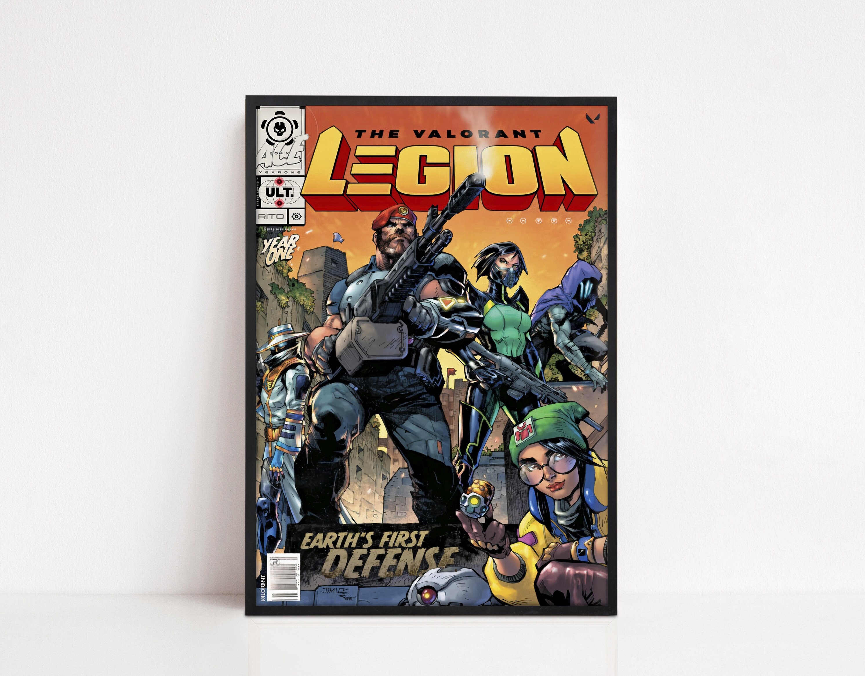 Valorant Comic Poster Valorant Legion Valorant Legion Poster Art Game ...