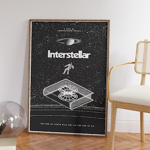 Interstellar Movie Poster - Poster Gifts - Movie Poster - Interstellar ...