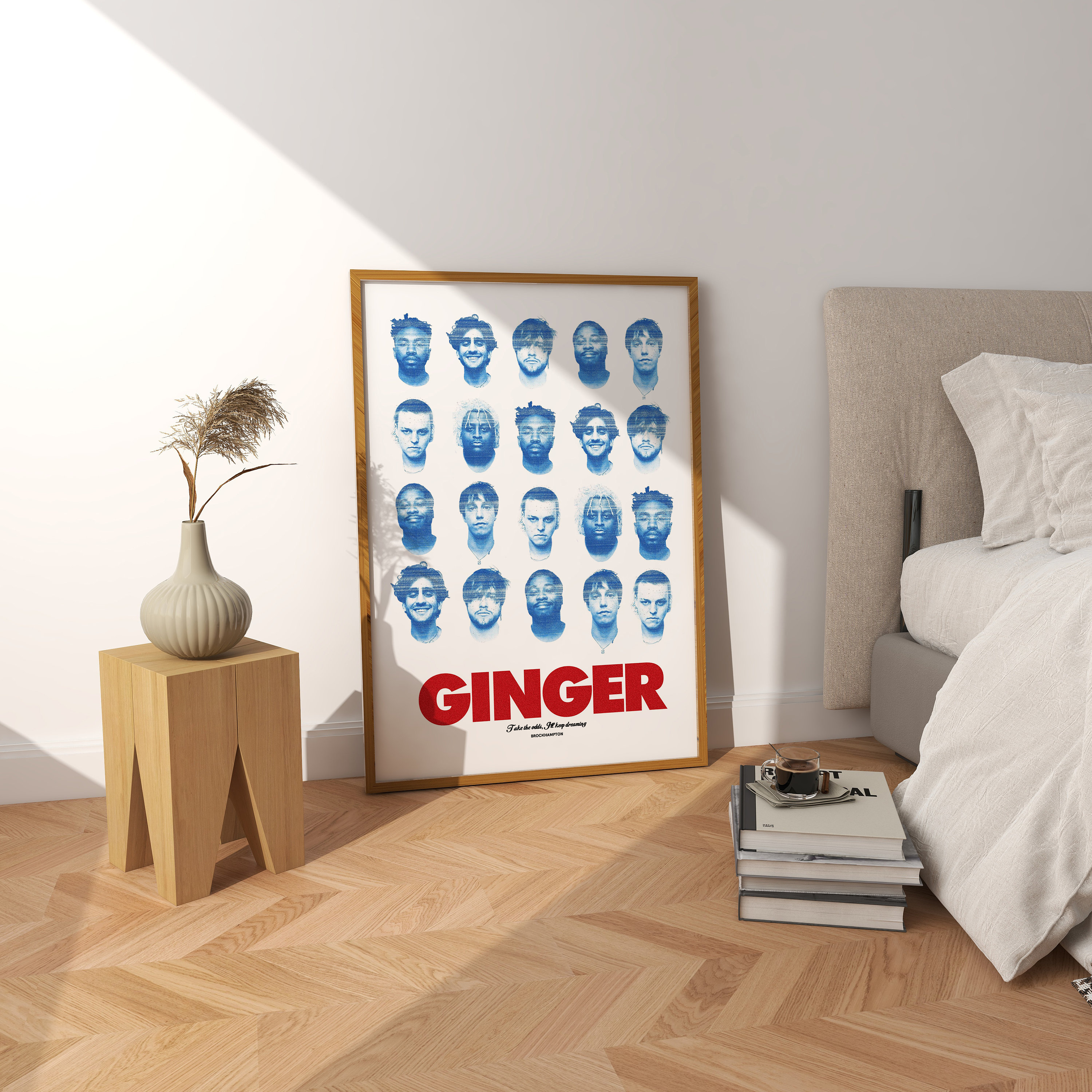 Brockhampton Poster Ginger Album Poster Album Cover Poster Print Wall ...