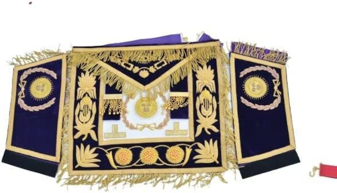 Masonic Regalia Free Mason Grand Master Apron Deputy Grand Master With ...