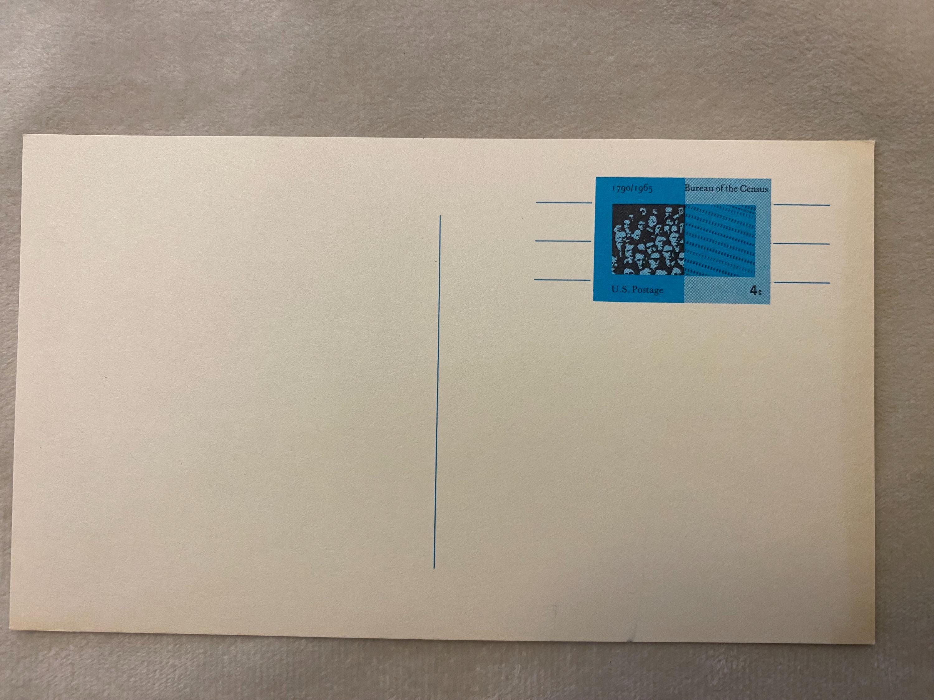 Lot of 4 Unused Pre-stamped Vintage Postcards — USPS Scott UX54 ...