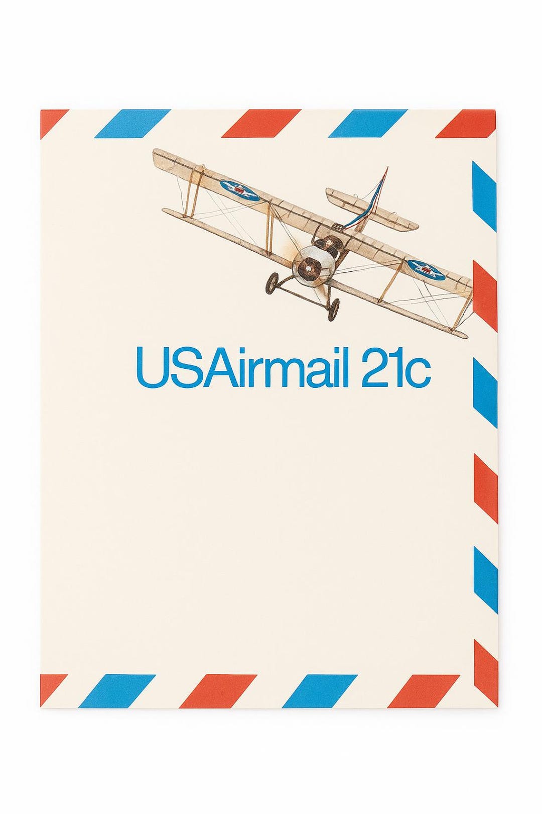 Lot of 8 Unused Vintage US Airmail Postal Cards – 21-cent & 28-cent ...