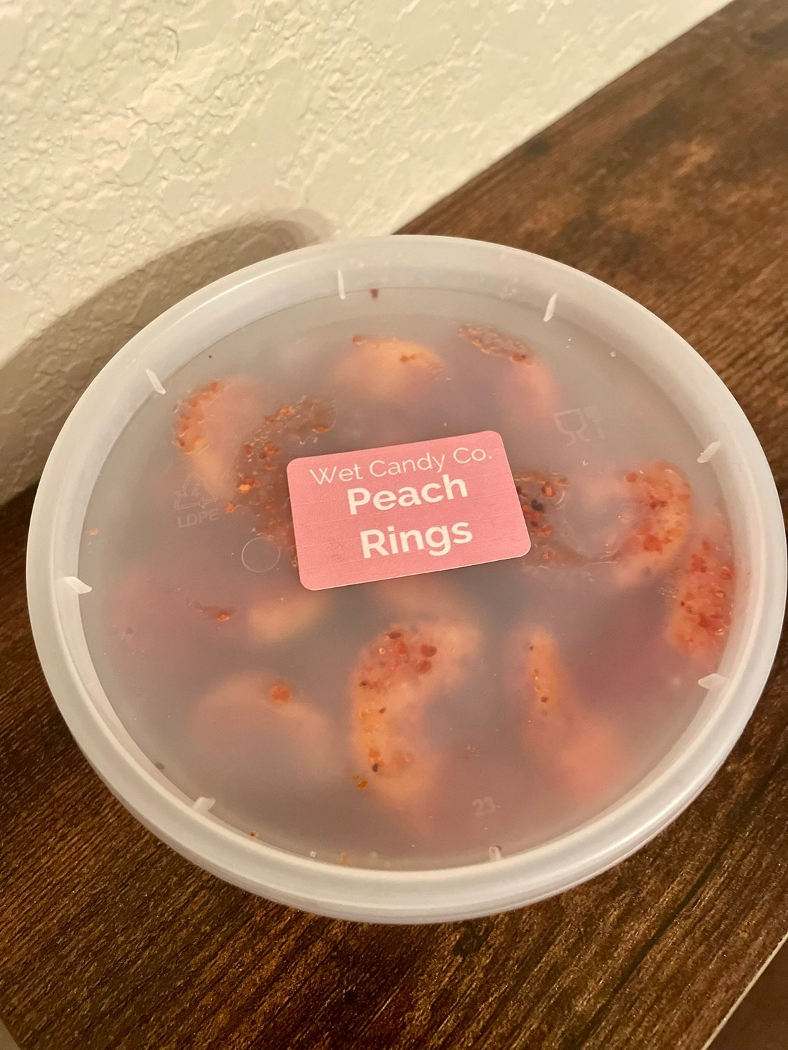 Chamoy Peach Rings Spicy Peach Rings Peach Rings Chamoy Candy Exotic ...