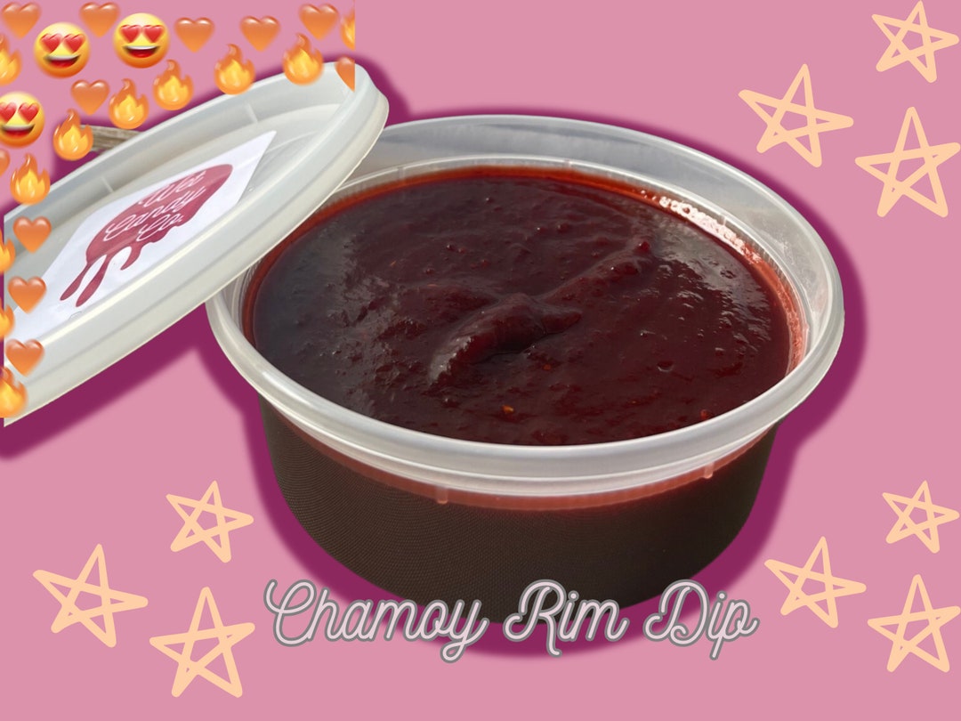 8oz Chamoy Rim Dip Wet Candy Chamoy Drink Rim Dip - Etsy