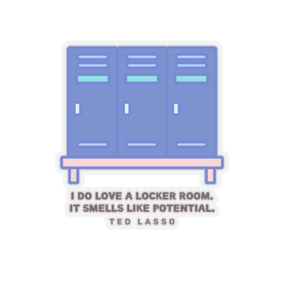 Locker Room Potential - Funny Quote - TV Quote - Kiss-cut Sticker - Etsy