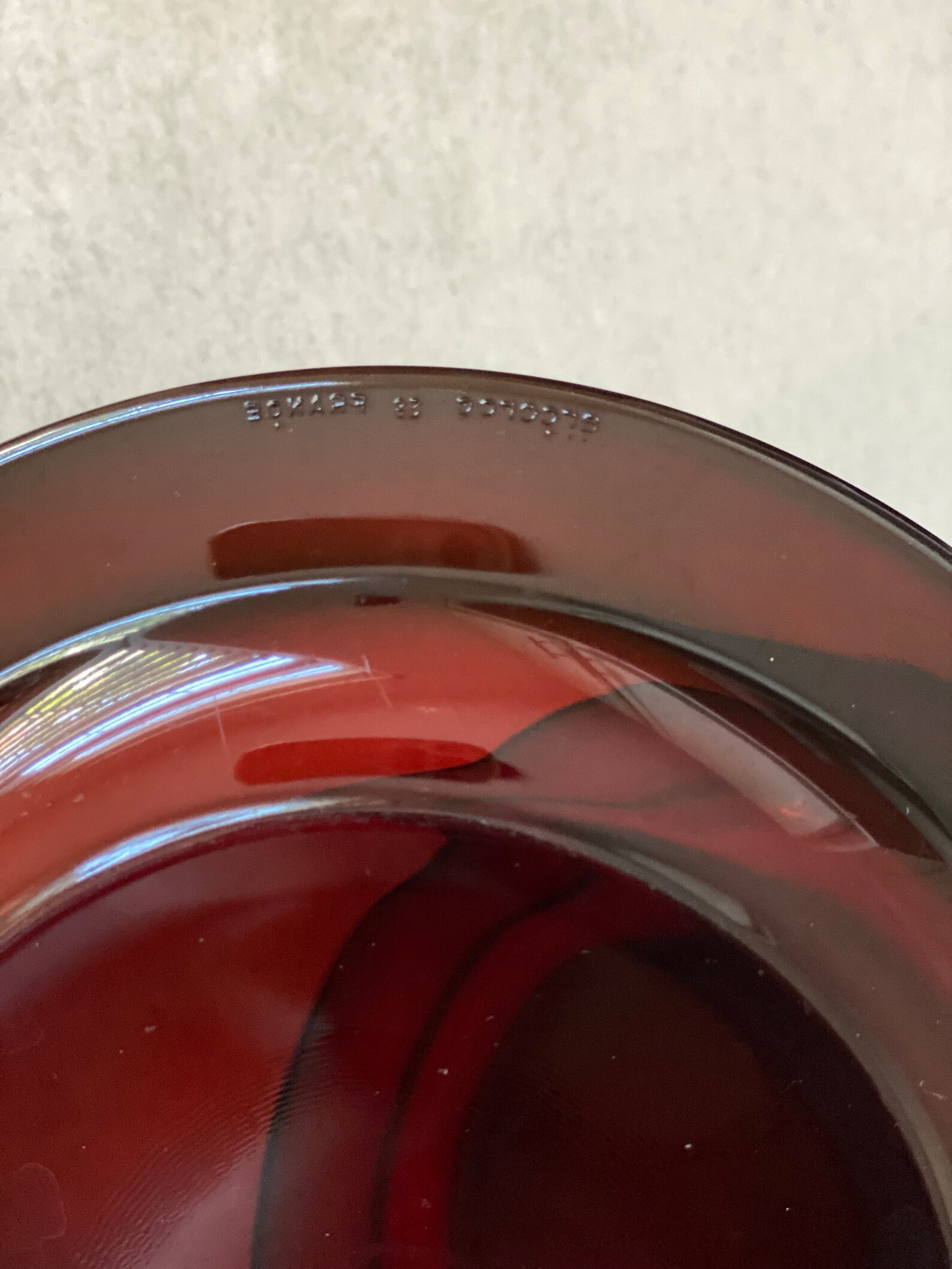 Arcoroc Glass Ruby Red Classique Salad Plates - Etsy