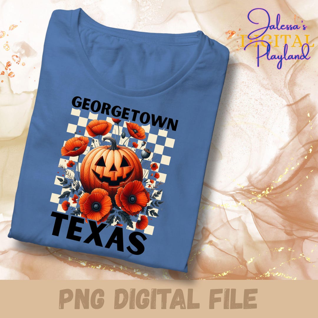 Georgetown Texas Pumpkin PNG | Halloween Jack-o’-lantern With Red ...