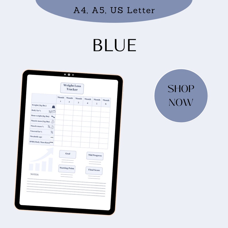 Printable Weight Loss Tracker Shed The Pounds And Crush Your Goals