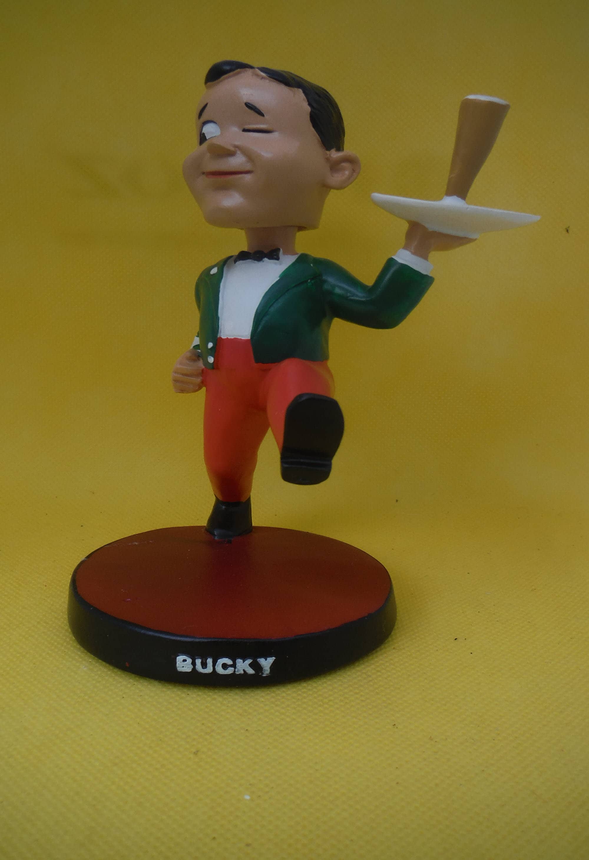 Bucky the Buckeye Beer Waiter Bobblehead - Etsy