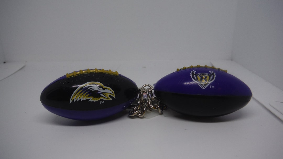 Pair of Baltimore Ravens Football Key Chains. - Etsy