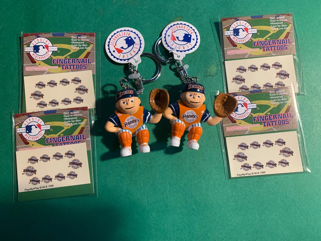 MLB Special - Pair of San Diego Padres Catcher Key Chains & Four Sets ...