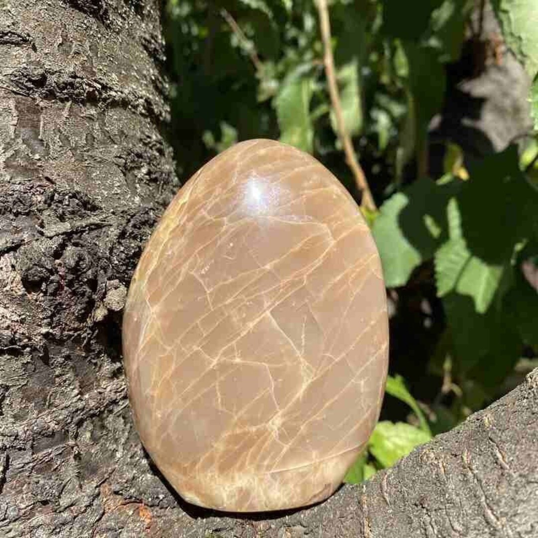 Free Form Orange Moonstone / Crystal Decor / Free Form Natural Orange ...