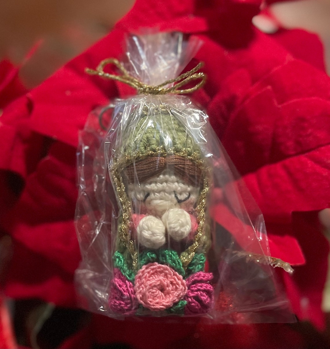 Handmade Crochet Virgin Mary Our Lady of Guadalupe Virgencita Virgen De ...
