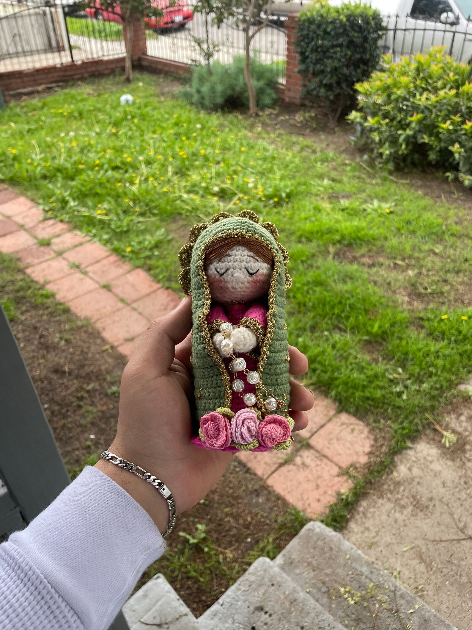 Handmade Crochet Virgin Mary Our Lady of Guadalupe- Virgencita De ...