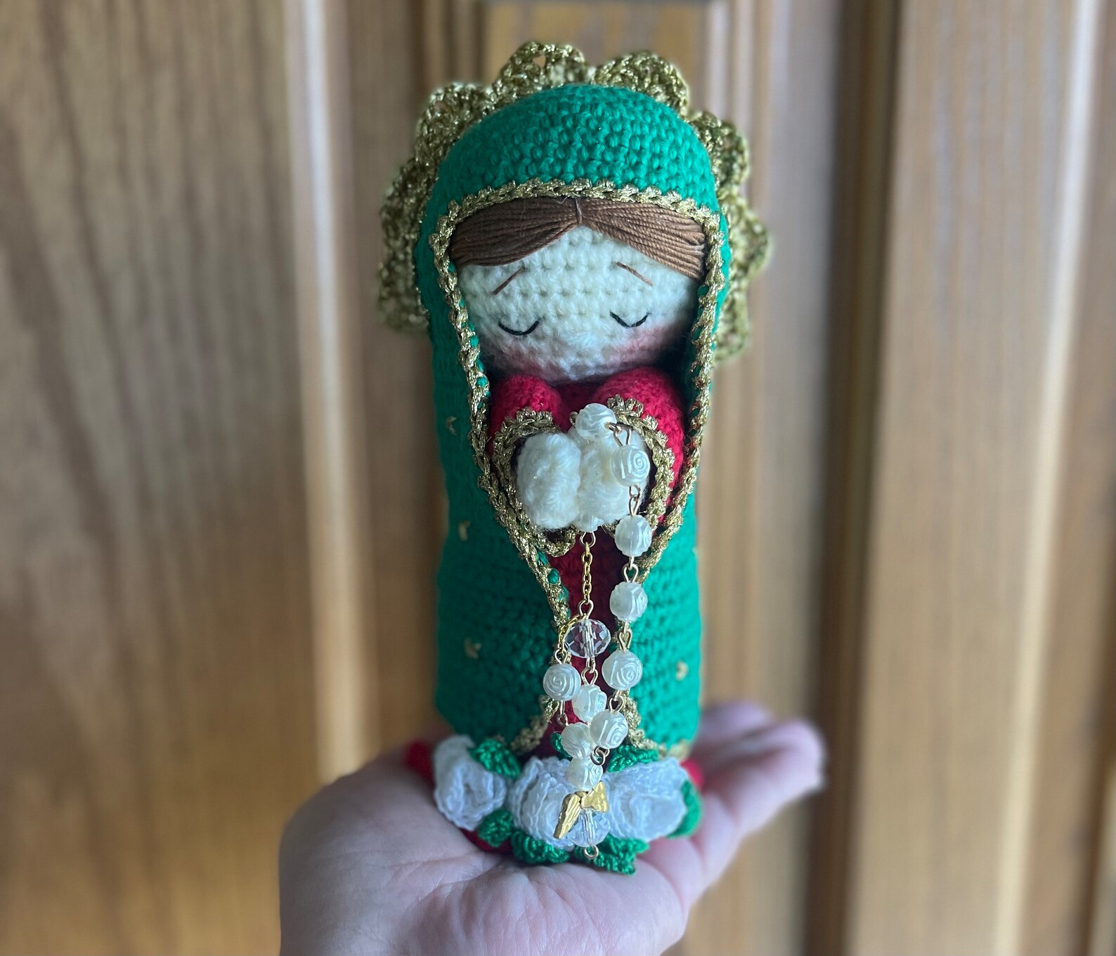 Handmade Crochet Virgin Mary – Our Lady of Guadalupe Amigurumi Plush - Etsy