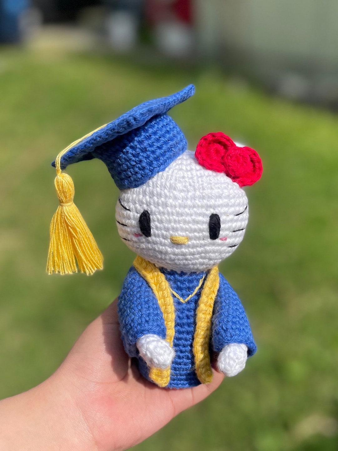Hellokitty Grad With Cap and Gown 6 Plushie - Etsy