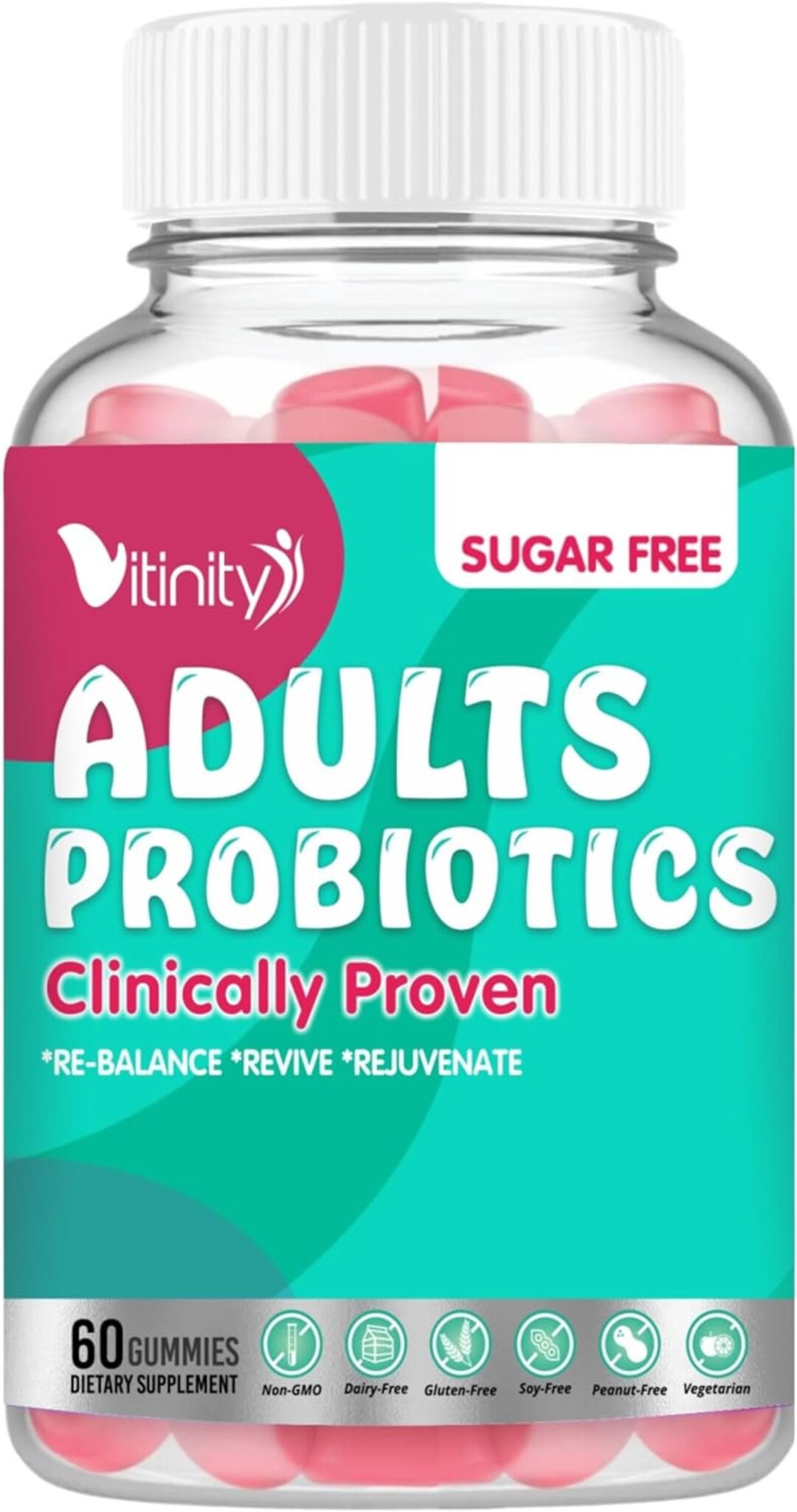 Adults Probiotics Clinically Proven - 60 Gummies - Etsy