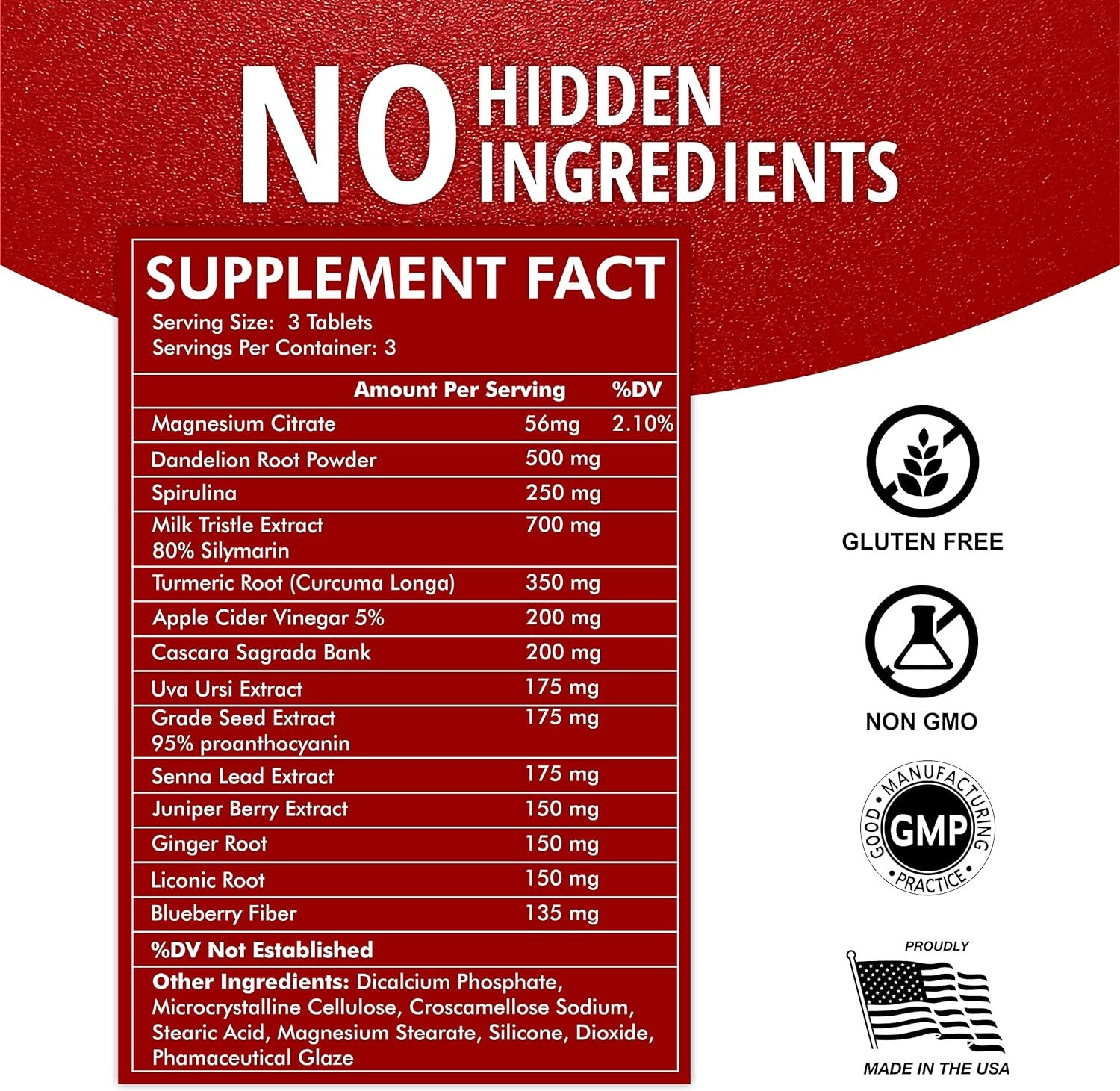 3 Day Detox - Natural Whole Body Detox Pills - Herbal Supplement for ...