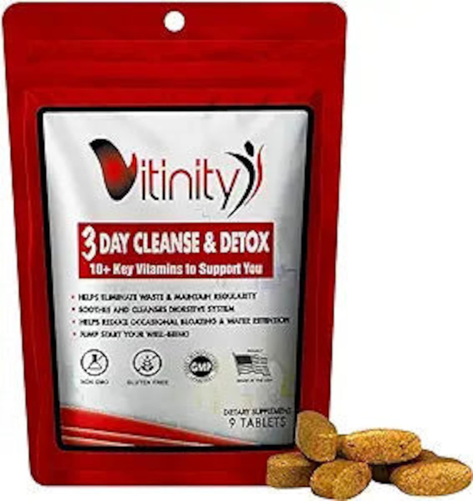 3 Day Detox - Natural Whole Body Detox Pills - Herbal Supplement for ...