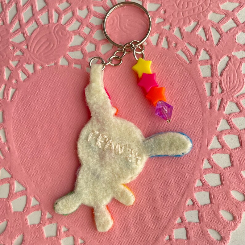 Springtime Usahana Handmade Felt Keychain - Etsy