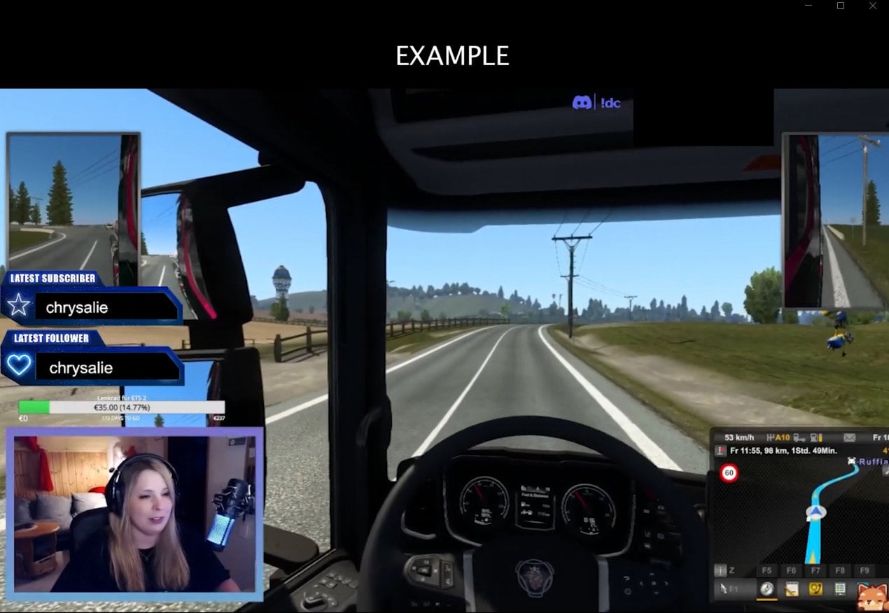 Blue Stream Label, Twitch Label, Latest Follower, Latest Subscriber ...