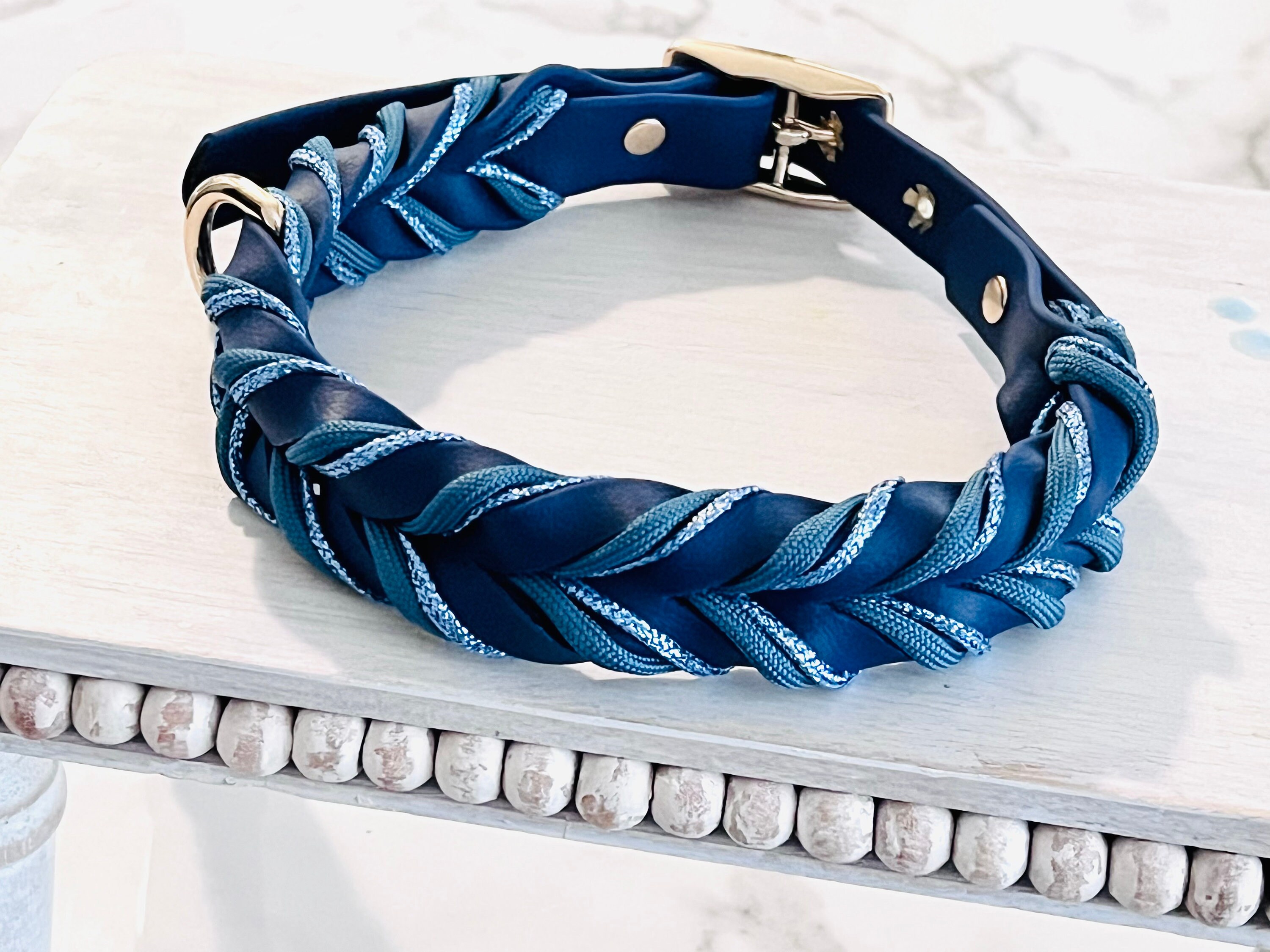 Braided Biothane Paracord Collar Mothersday Gift Durable Handmade ...