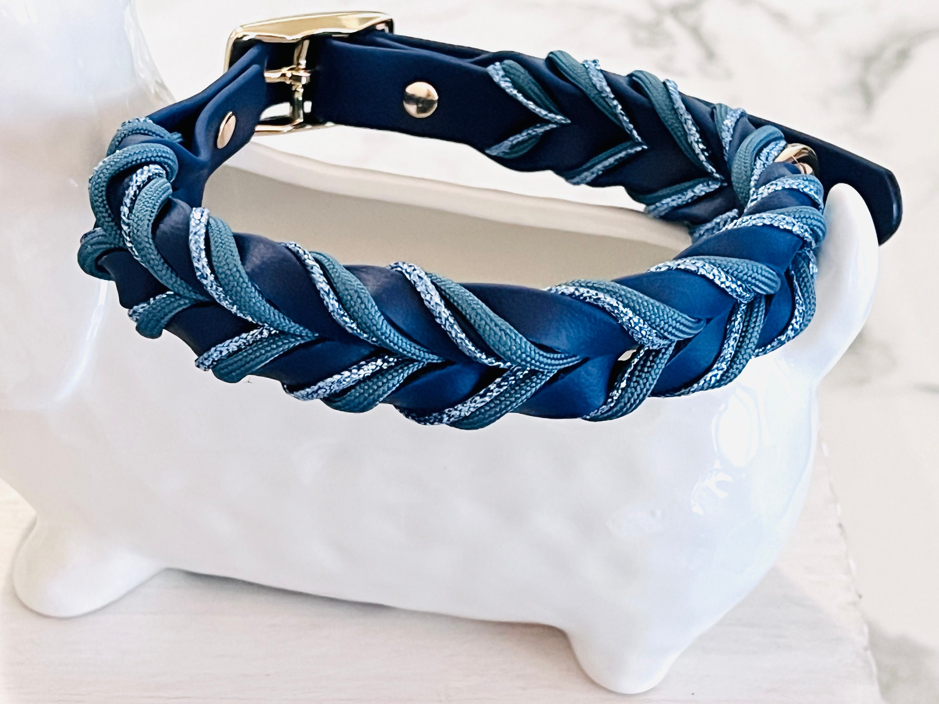 Braided Biothane Paracord Collar Mothersday Gift Durable Handmade ...