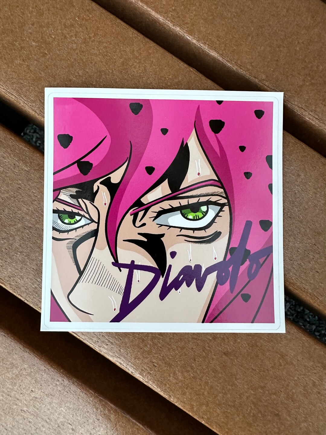 Diavolo JJBA Golden Wind Sticker - Etsy