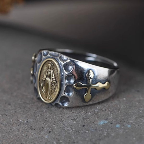 Our Lady of Grace Ring - Etsy