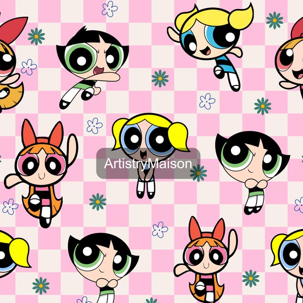 Powerpuff Girls Fabric - Etsy
