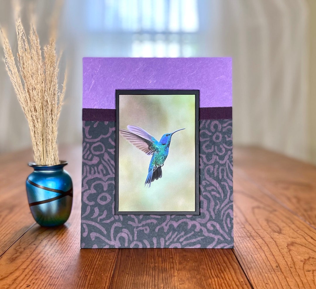 Contemporary, Handmade, Colorful Picture Frame, 4 X 6, 3.5 X 5, Photo ...