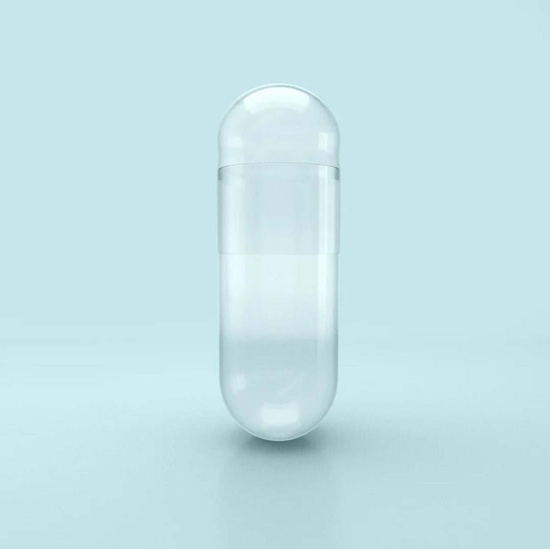 Clear Empty Gelatin Capsules Size 0 by Capsuline - Etsy